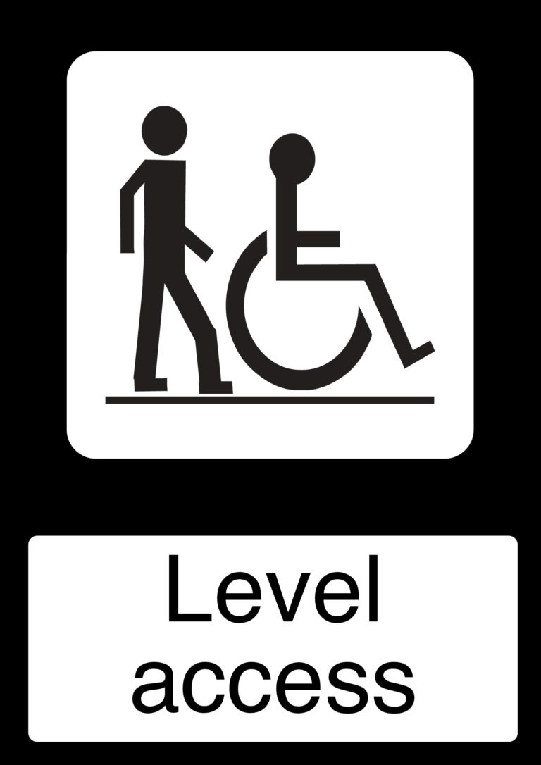 Level access - Health and Safety Signs