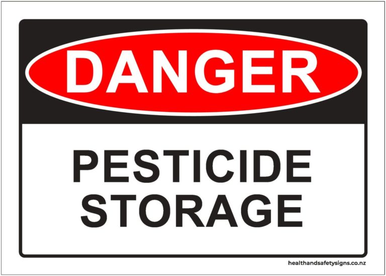 Pesticide Storage Danger Sign - Health and Safety Signs